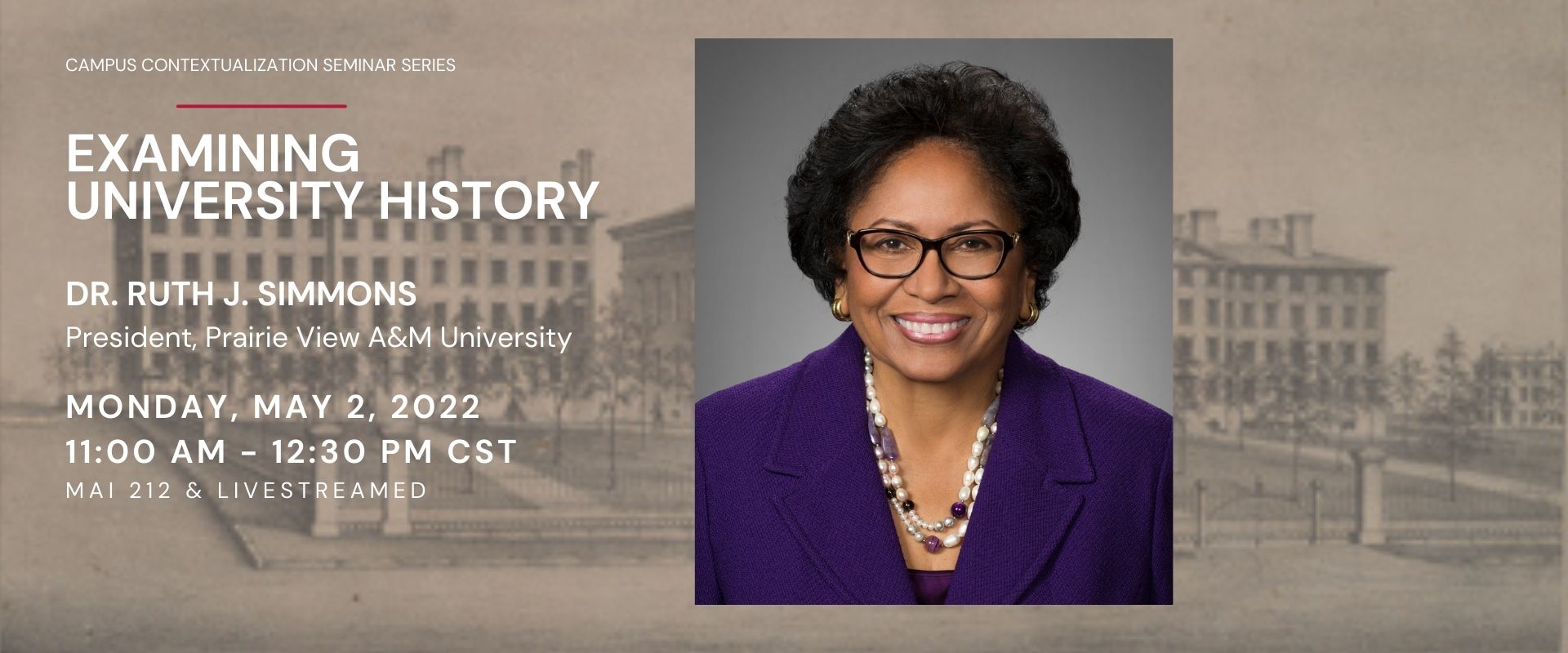 Ruth J. Simmons – UT in Context